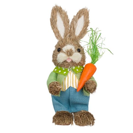 Figurina de Paste- Iepure cu Morcov 32cm - eMAG.ro