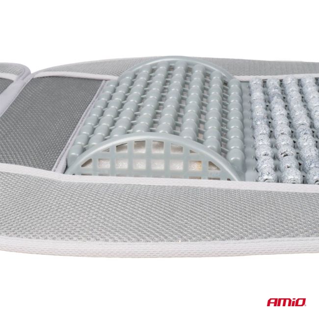 Husa scaun auto cu bile de masaj si suport lombar, dimensiuni 110 x 46 ...