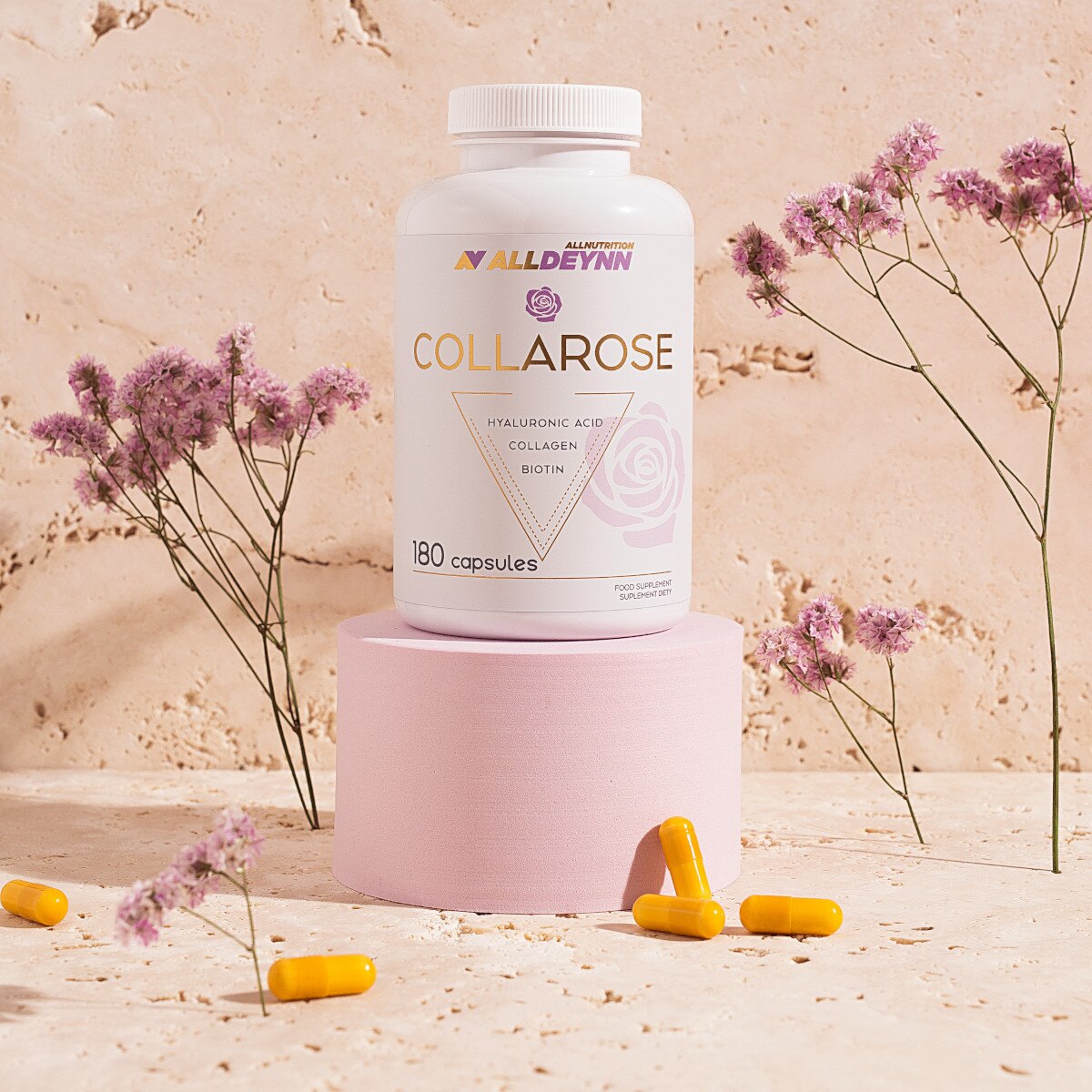 Colagen, Supliment alimentar, ALLDEYNN COLLAROSE, 180 capsule ...