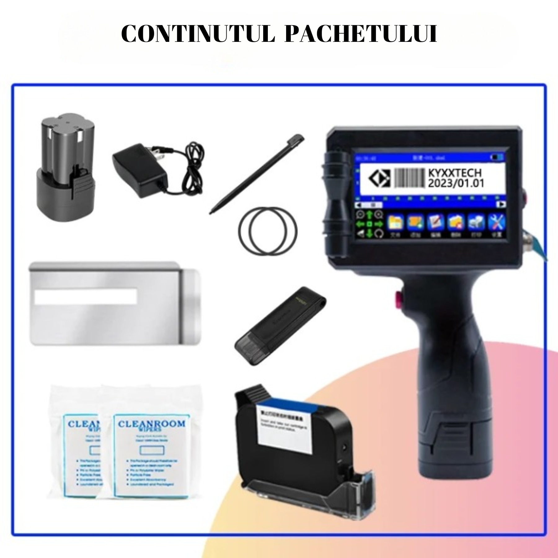 Imprimanta Inkjet AFel, Calitate superioara, Imprimare Logo, Coduri de ...