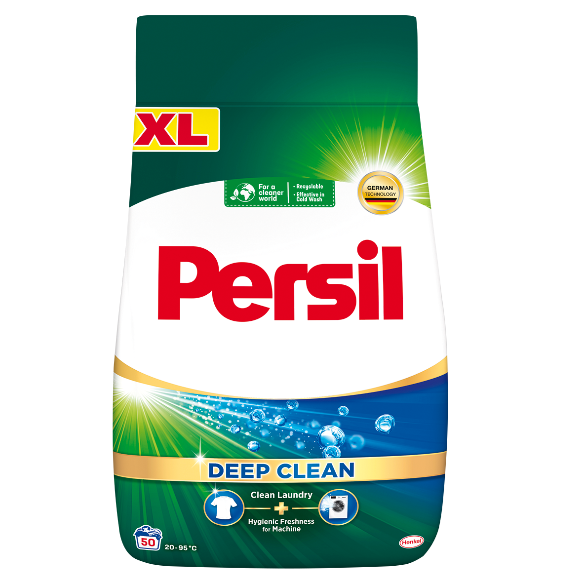 Прах за пране Persil Deep Clean Color 50 пранета 2 75 кг Emag Bg