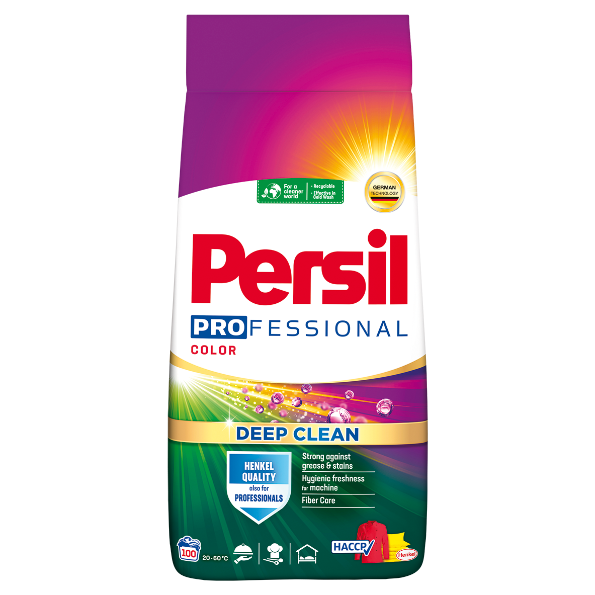 Detergent de rufe pudra Persil Deep Clean Color Professional, 100 ...