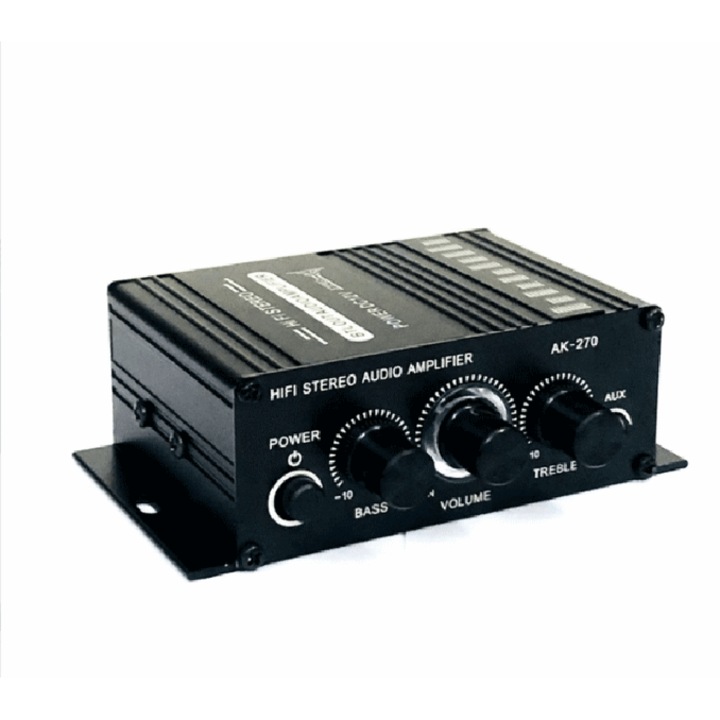 Amplificator Digital 2 canale AK270 Home Theater 2x20W RMS iesire ...