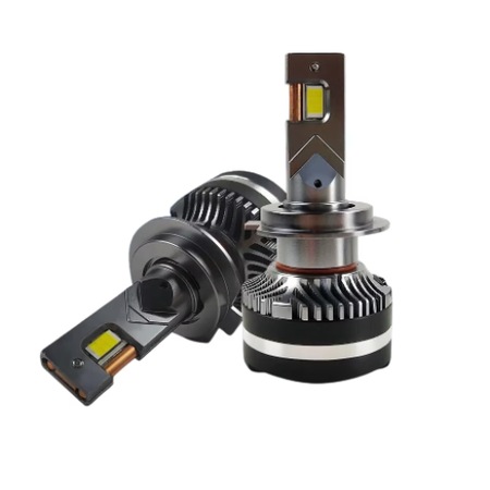 Set 2 becuri Led H4, 20000 Lumeni, 6500K, Ventilatie 12000 RPM, 90W ...