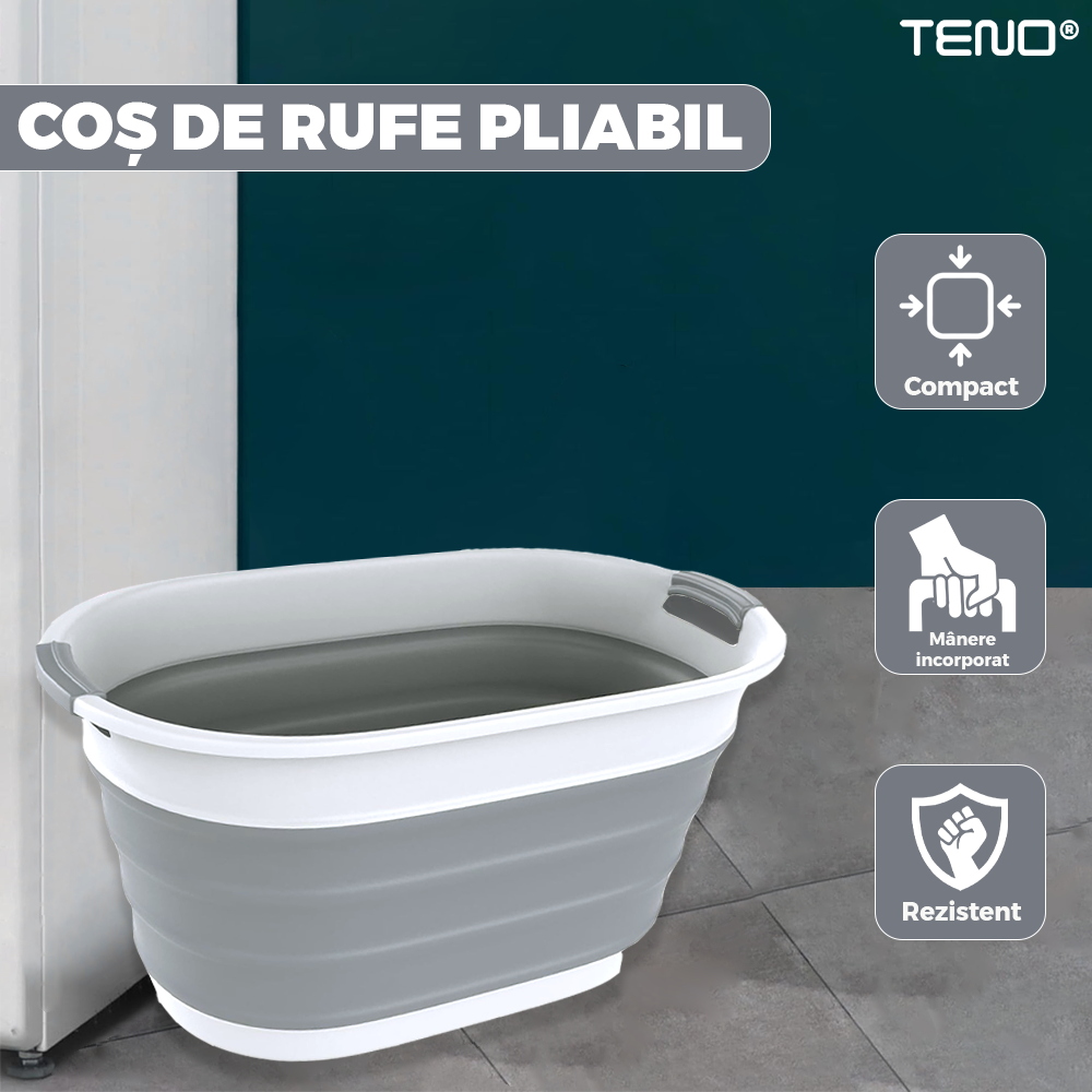 Cos de Rufe Pliabil Teno®, organizare si depozitare, multifunctional ...