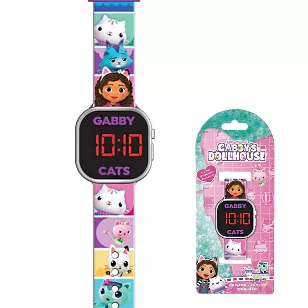 Ceas digital cu LED pentru casa de papusi Disney Gabi, colorat - eMAG.ro