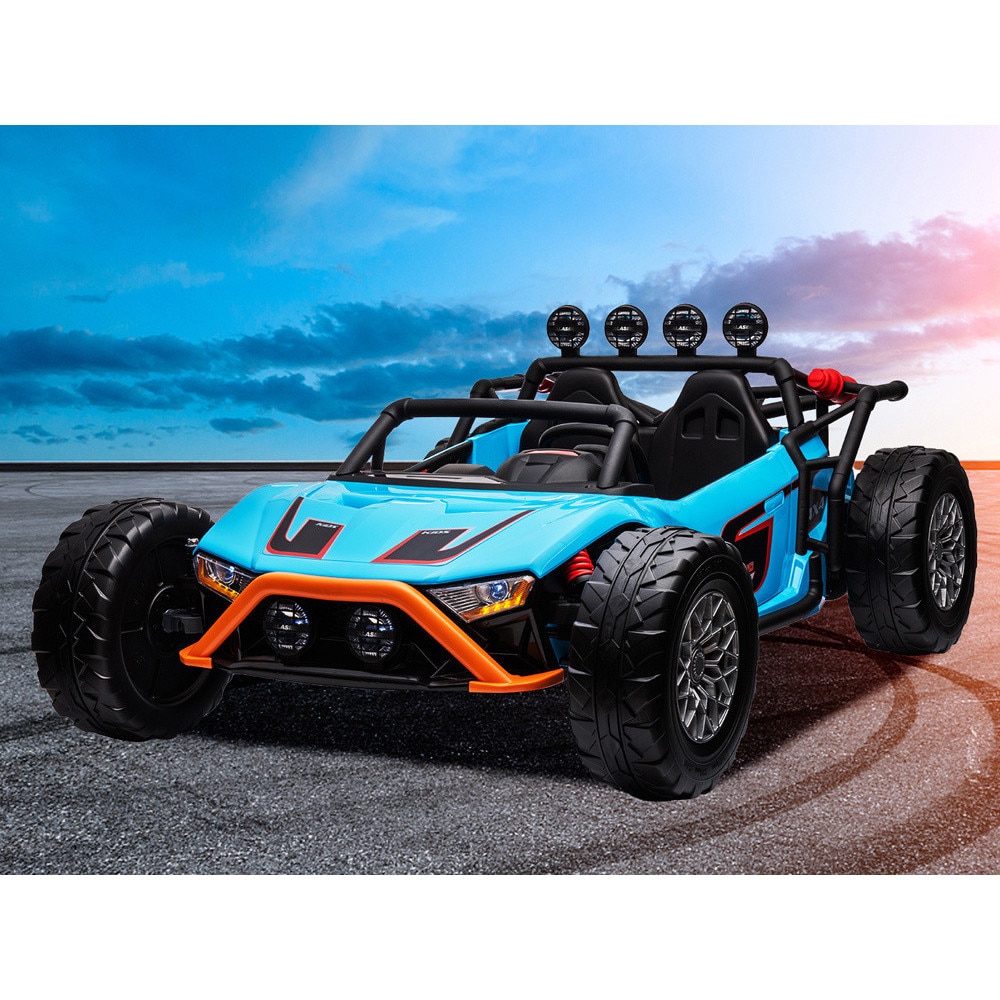 Buggy Racing kétszemélyes terepjáró 2 motorral kék színben - eMAG.hu