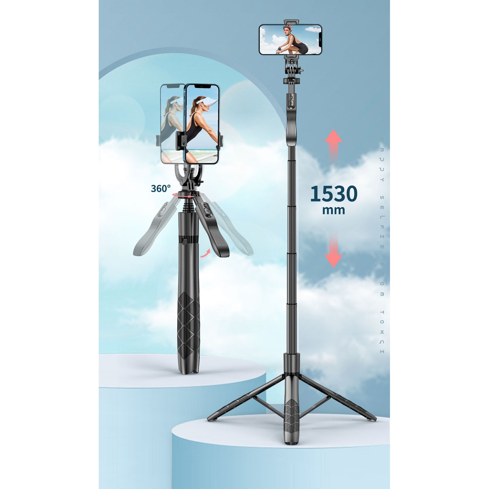Set stabilizator imagine/trepied, Negru - eMAG.ro