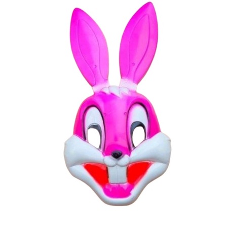 Masca pentru carnaval, Model Iepure, Roz - eMAG.ro