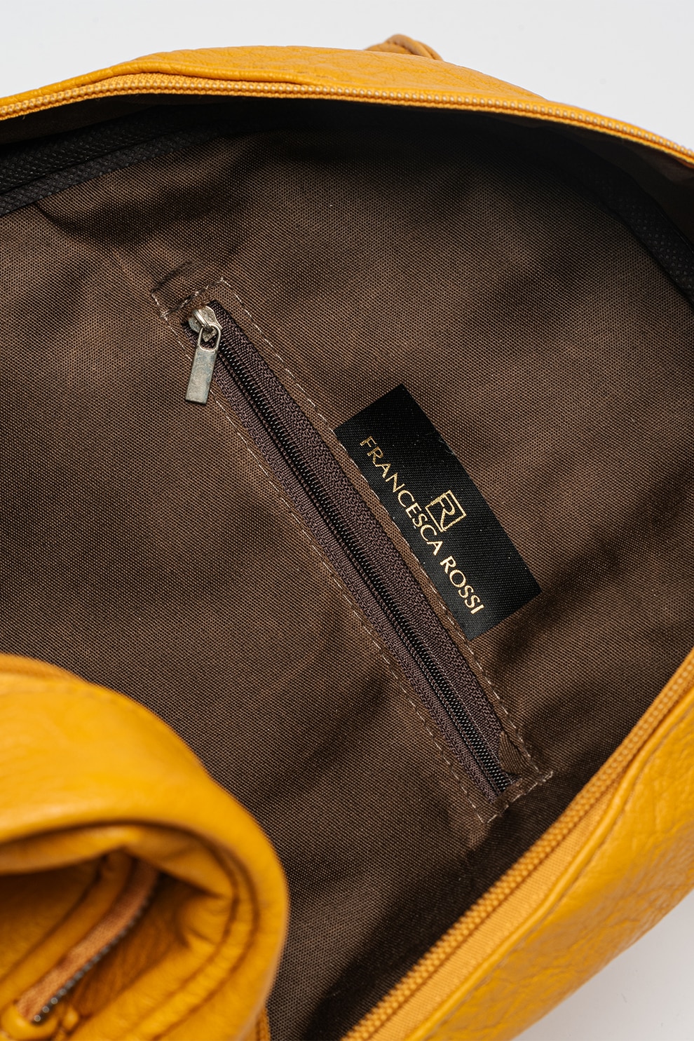 Francesca Rossi, Rucsac cu buzunare cu fermoar, Galben inchis - eMAG.ro
