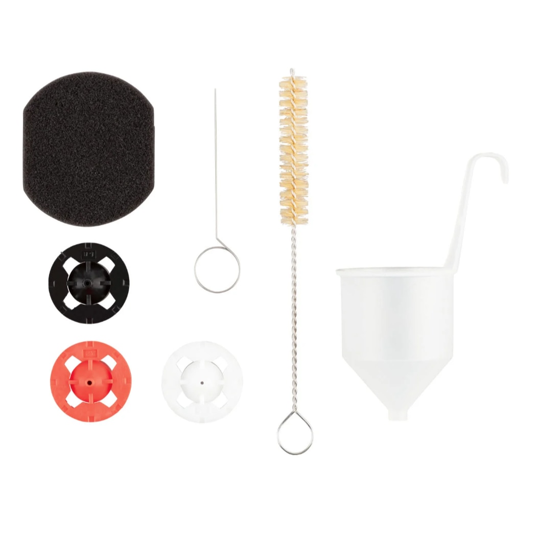 Pistol de vopsit cu volum reglabil si suflanta integrata, 3 modele de ...