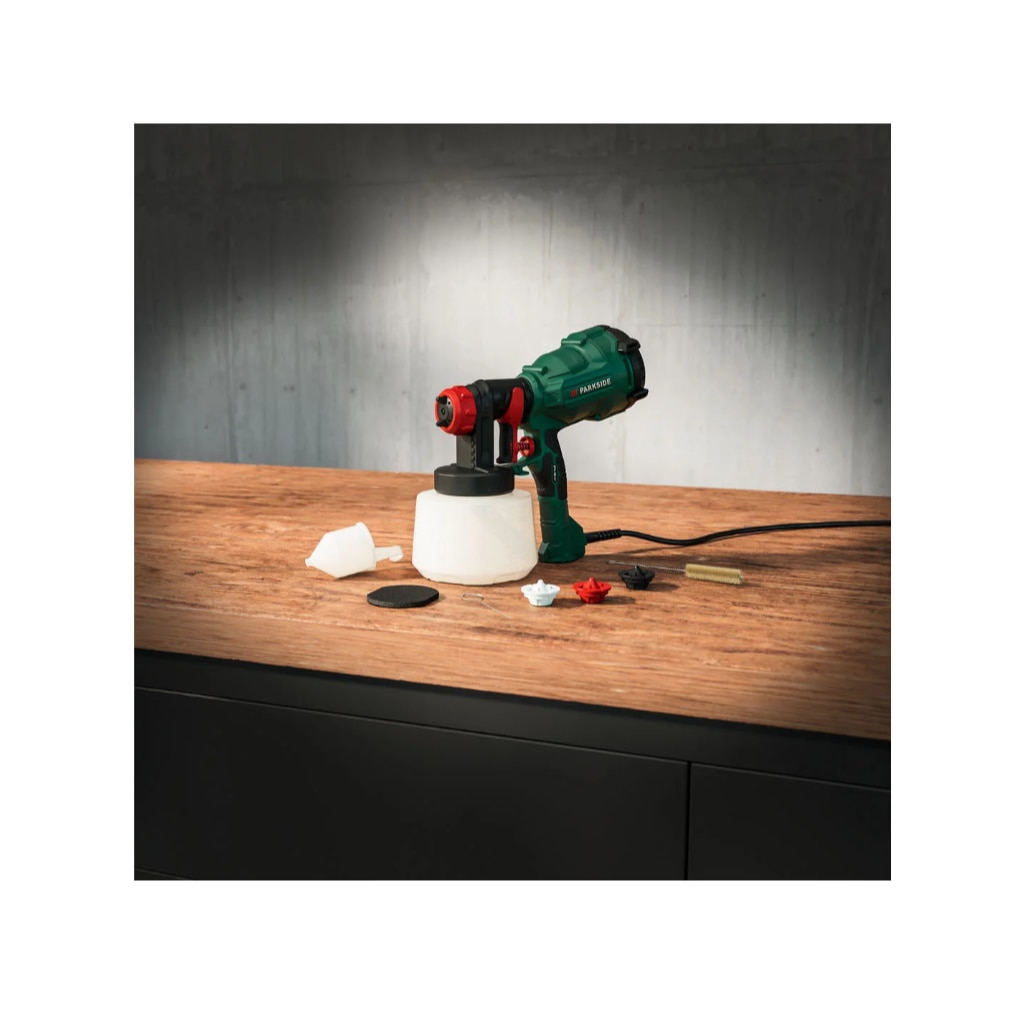 Pistol de vopsit cu volum reglabil si suflanta integrata, 3 modele de ...