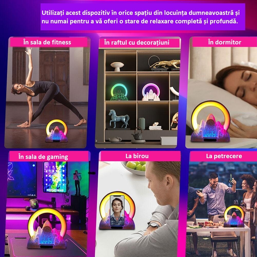 LED интелигентна лампа, MILARIS®, функция аларма, функция FM радио ...