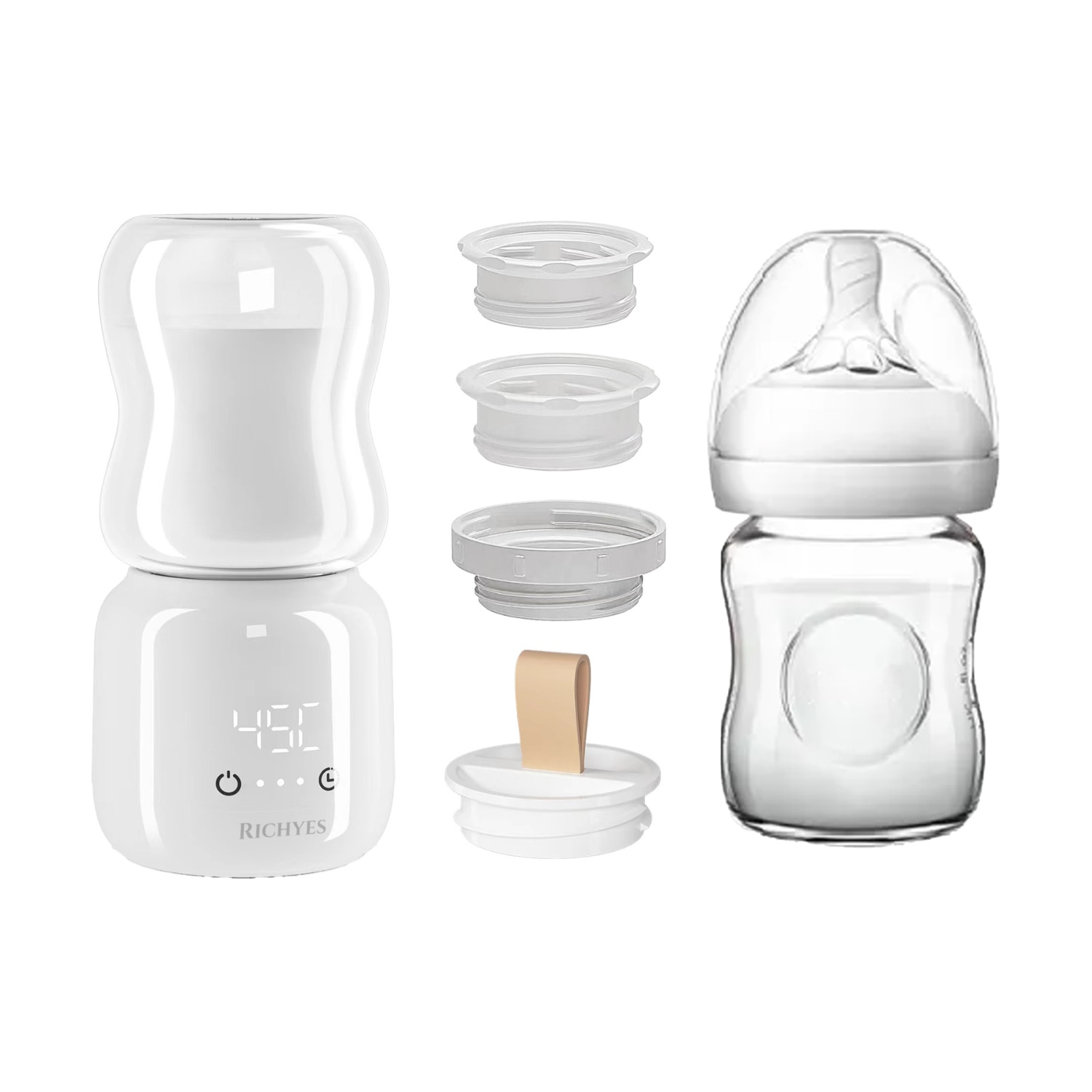 Incalzitor portabil pentru biberon, Richyes, Pentru lapte sau apa, Fara ...