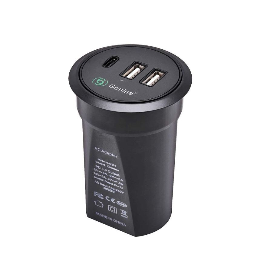 Priza USB Statie de incarcare ascunsa pentru power desktop 1 port tip C ...