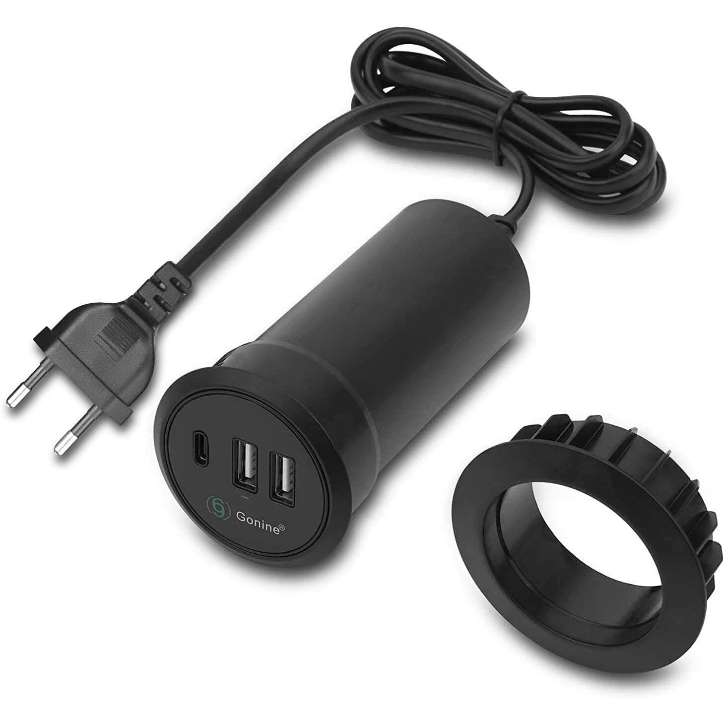 Priza USB Statie de incarcare ascunsa pentru power desktop 1 port tip C ...