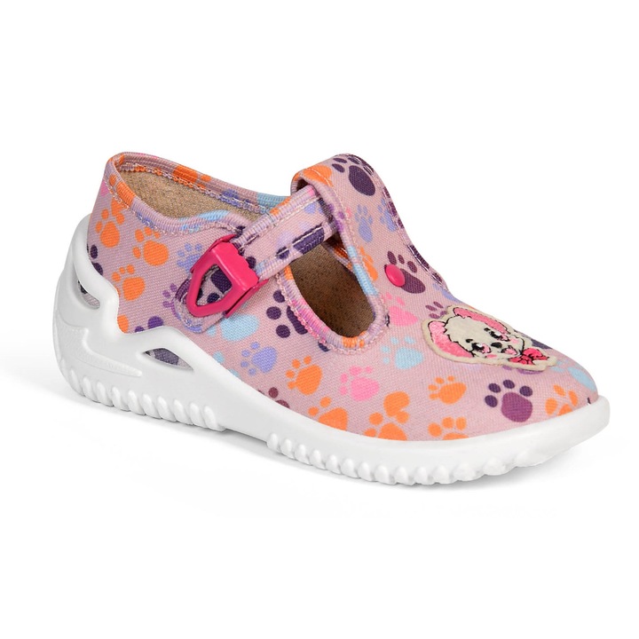 Papuci pentru copii, ZETPOL, Daria, caine, roz, 24 EU - eMAG.ro