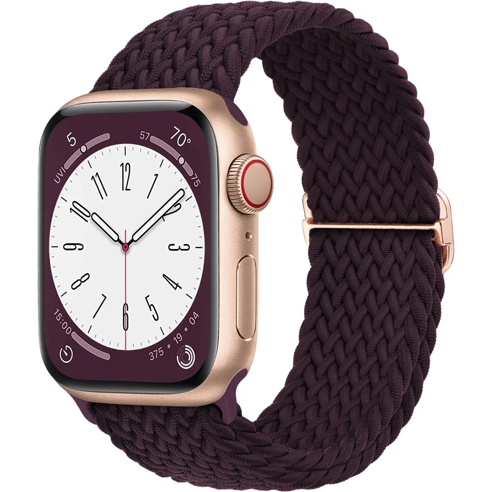 Curea textila pentru Apple Watch 1/2/3/4/5/6/7/8/Ultra/SE, 38/40/41 mm ...