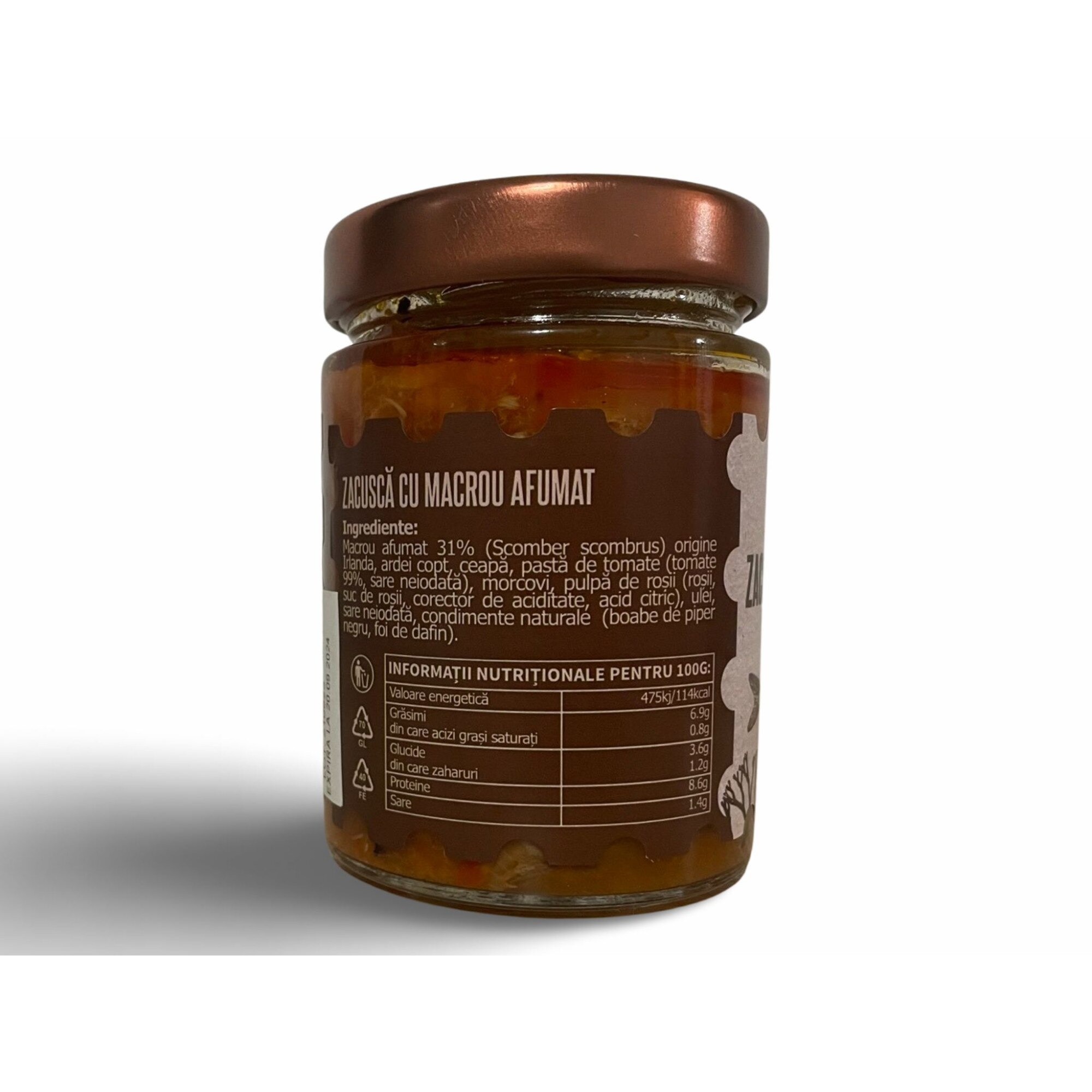 Zacusca cu macrou afumat, Pontos&Fortuna 330gr - eMAG.ro