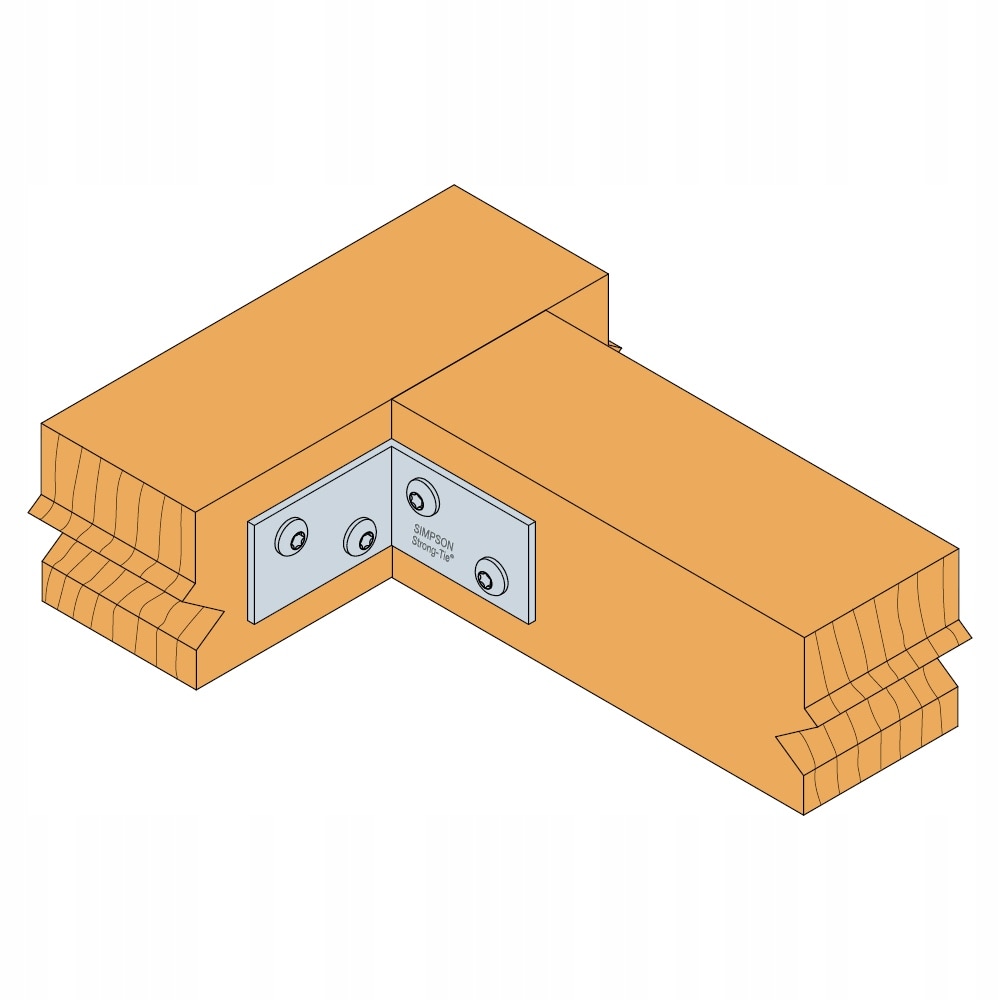 Coltar perforat pentru lemn, 60x60x40x2,0mm, 1 buc, Simpson Strong-tie ...