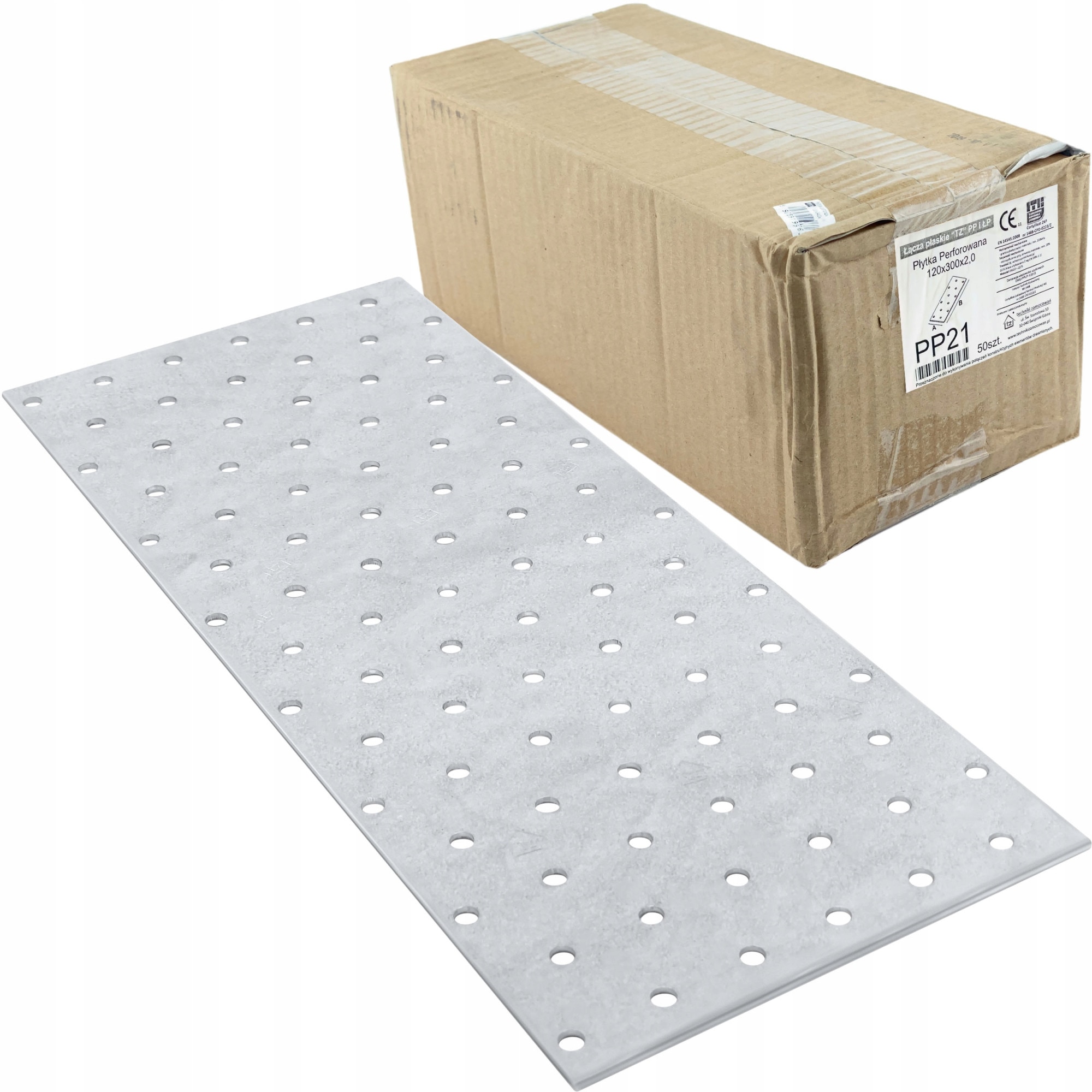 Set 50 Conector plat Placa perforata, PP21 120x300 - eMAG.ro