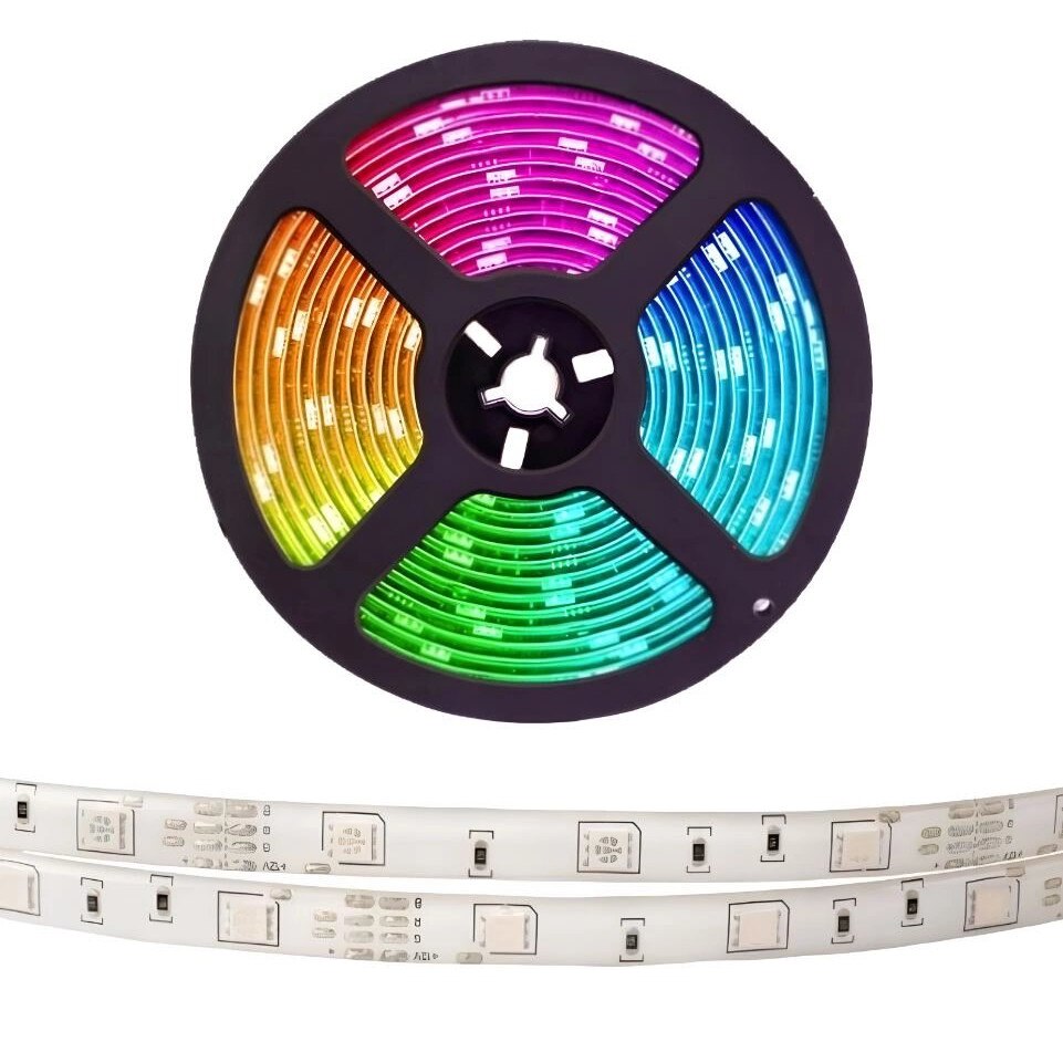 Banda LED, Ecolight, RGB, 5m - eMAG.ro