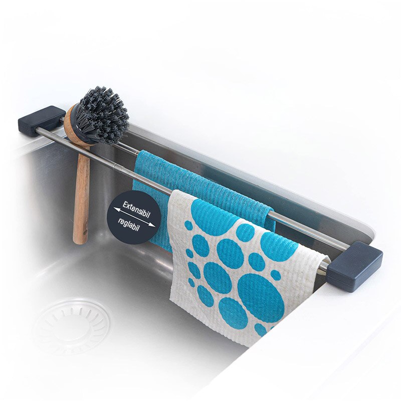 Suport multifunctional pentru burete vase si accesorii bucatarie ...