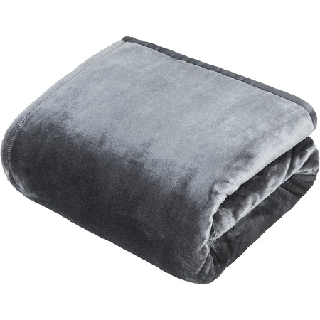 Patura groasa si pufoasa, Zola, dimensiune 160 x 200 cm, poliester, gri ...