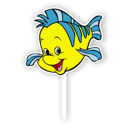 Topper tort UV Pestisor, Plexiglas, Inedit Print, TC1025, 15 cm - eMAG.ro