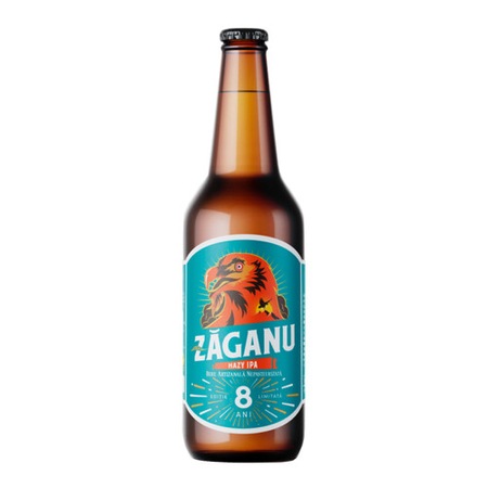 Bere artizanala Zaganu - Hazy IPA - bere aniversara 8 ani, New England ...