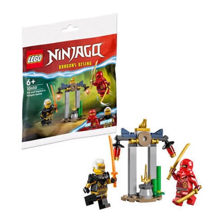Конструктор Lego 30650 NINJAGO, ХРАМОВАТА БИТКА НА КАЙ И РАПТЪН, 47 ...