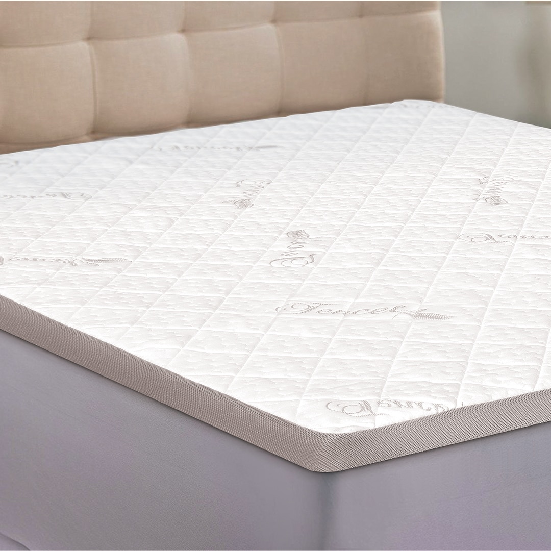 Topper saltea CEDA Memory, 90x200cm, spuma cu memorie 3cm, husa din ...