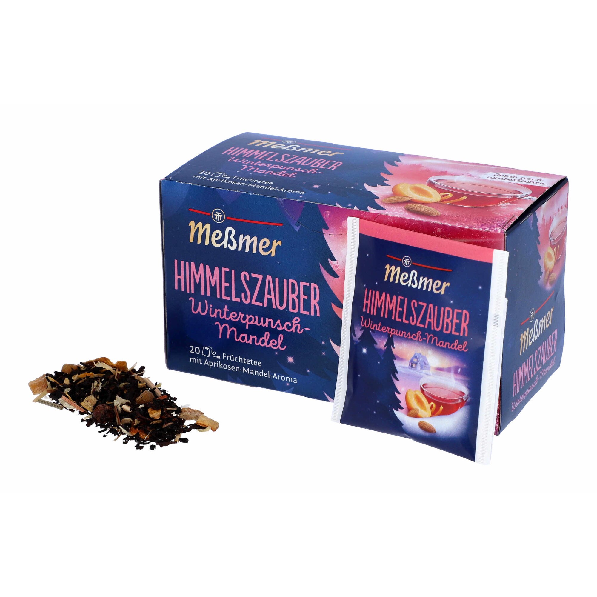 Ceai de Iarna, Messmer, prune si migdale, 20 pliculete - eMAG.ro