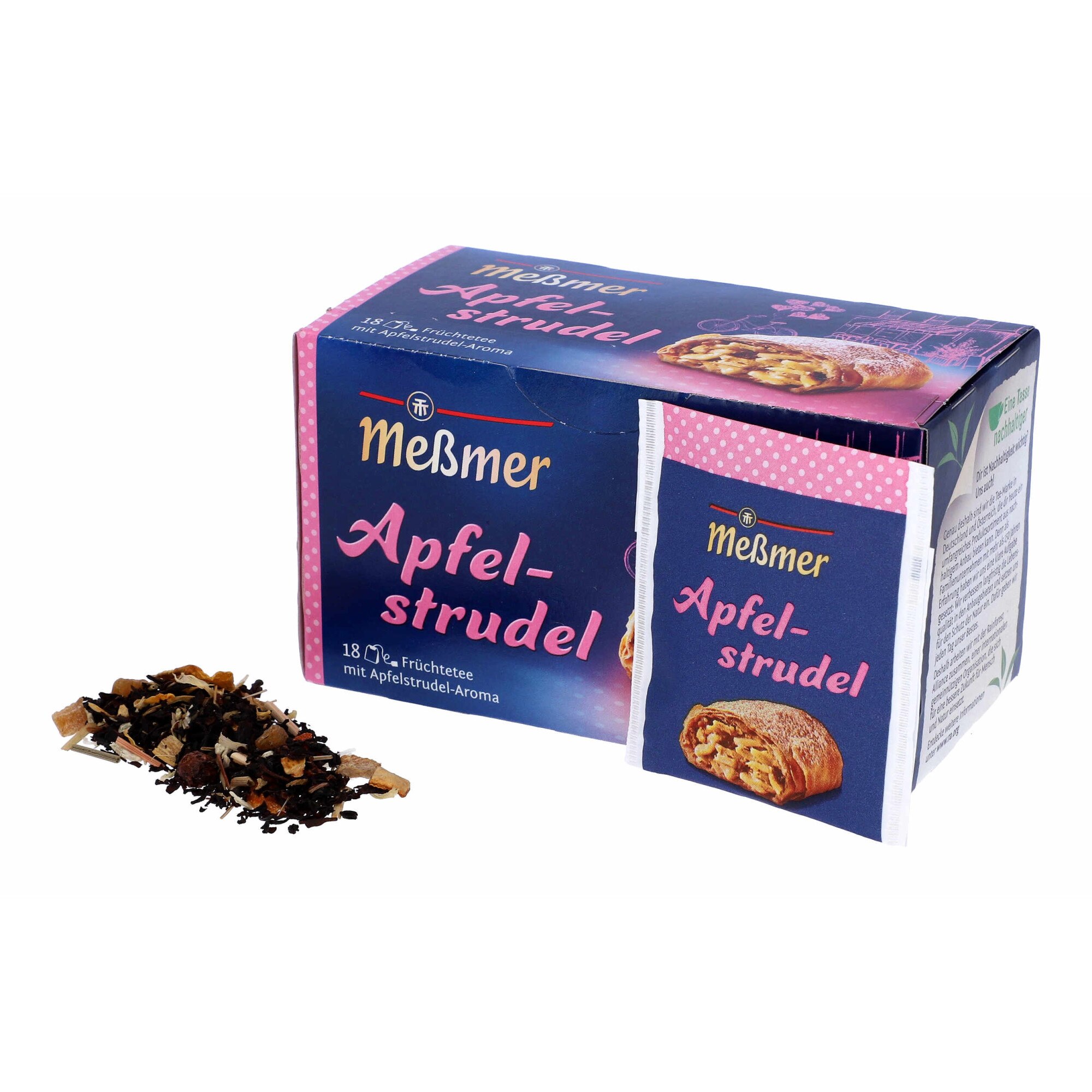 Ceai de Iarna, Messmer, sezon raca, Strudel de Mere, 18 pliculete - eMAG.ro