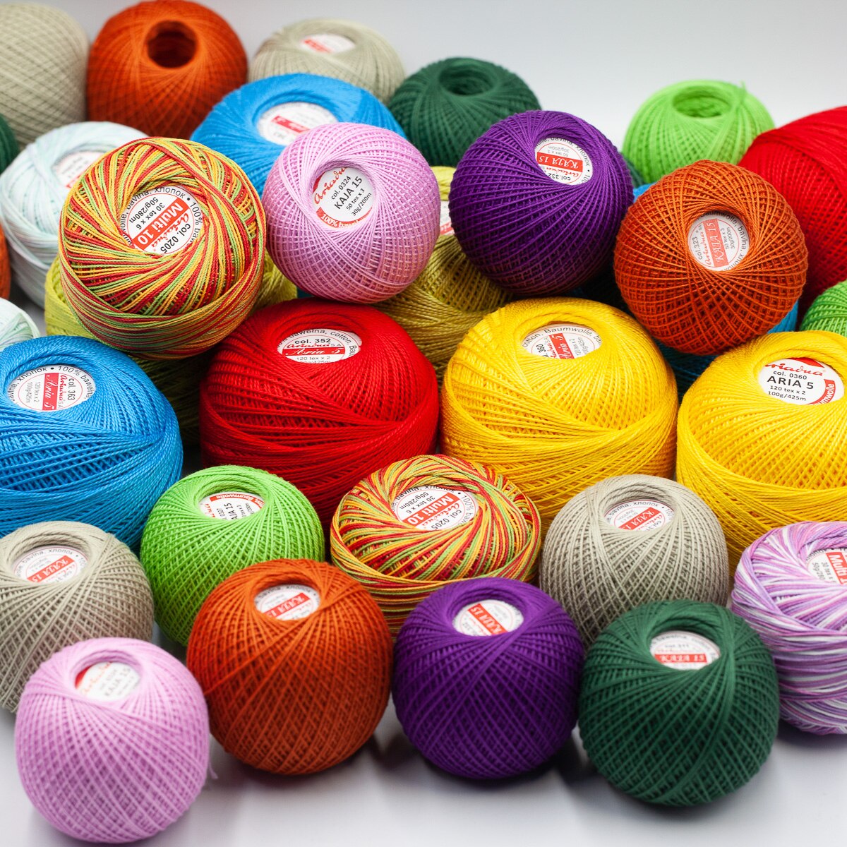 Set 10 Fire Textile, Ariadna, Bumbac, 340m, 331, Bej - eMAG.ro