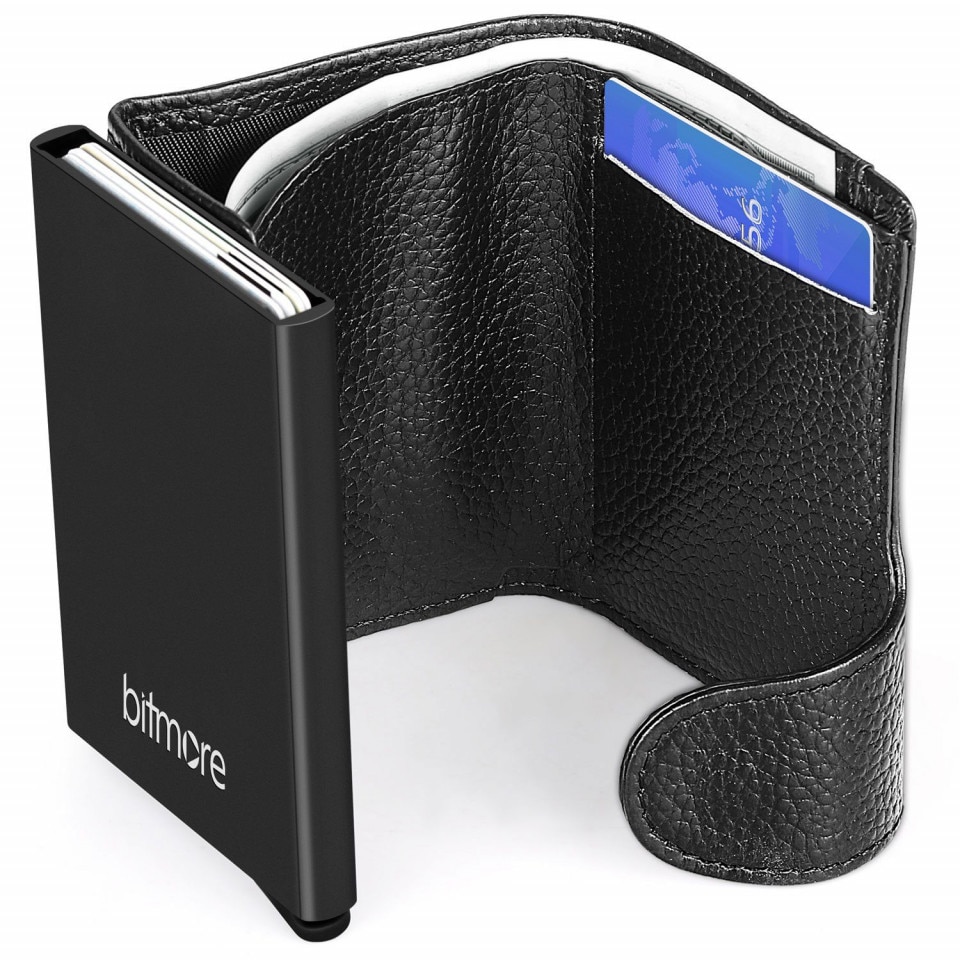 Portofel barbati din piele naturala italieneasca, Protectie RFID ...