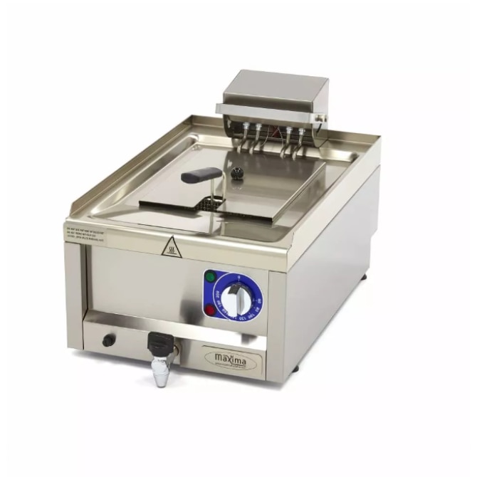 Friteuza - 10 L - 1 Cos - cu Robinet de Scurgere - 400V - eMAG.ro