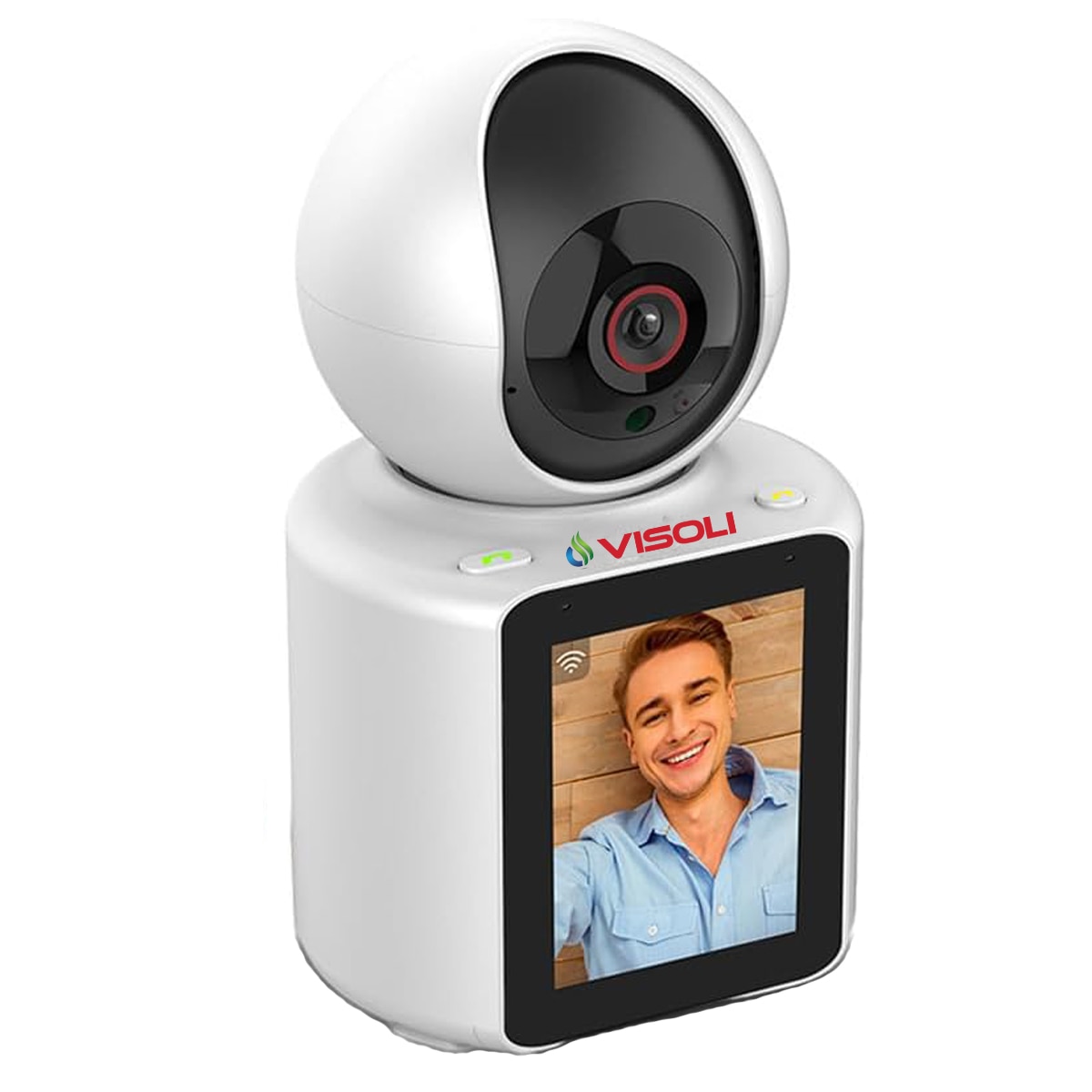 Camera de supraveghere WIFI Visoli™ C31, Functie de call video, Ecran ...