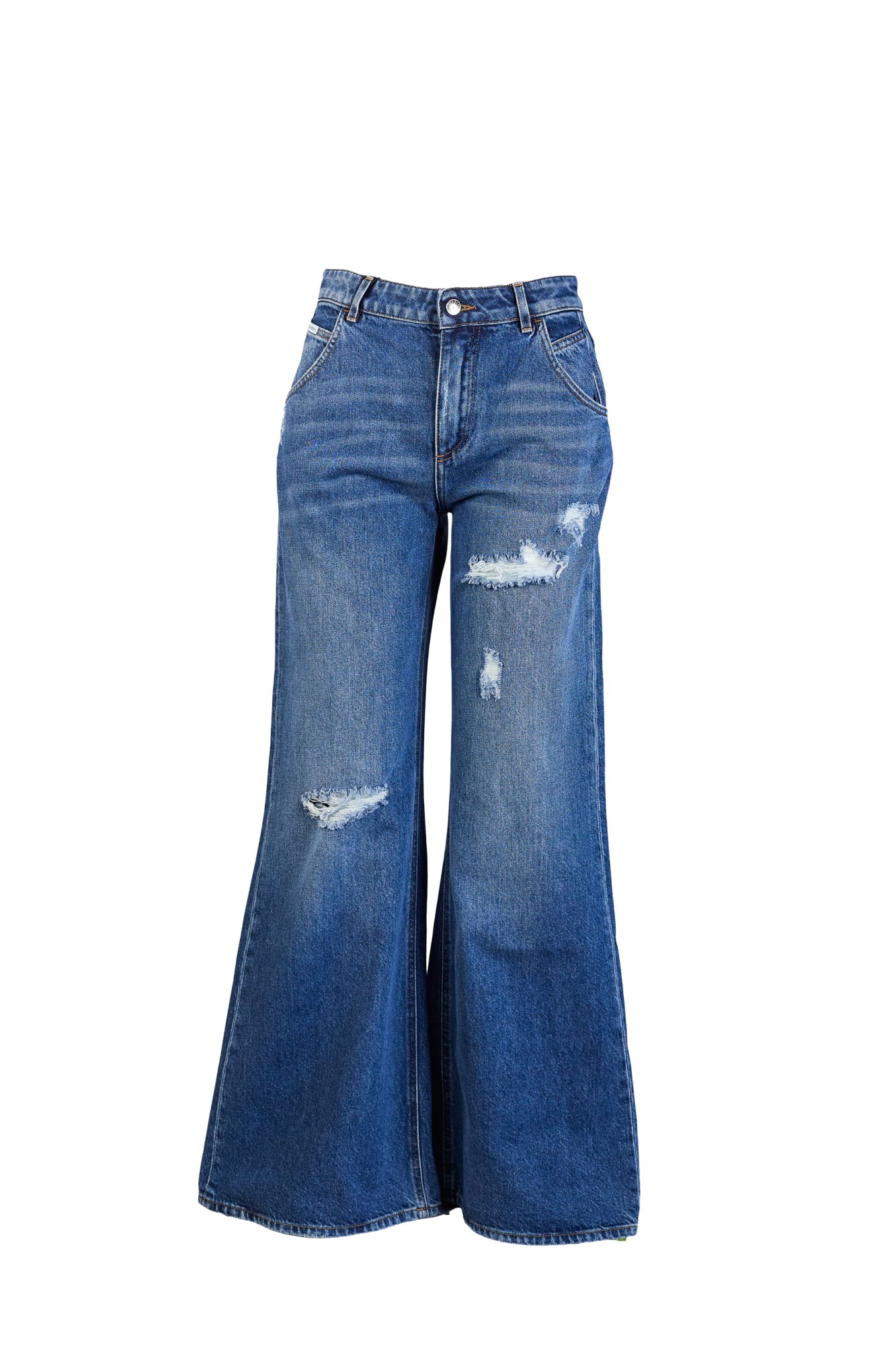 Blugi femei Dolce&Gabbana, evazati, model FTCYIDG8IU21S9001, albastru ...