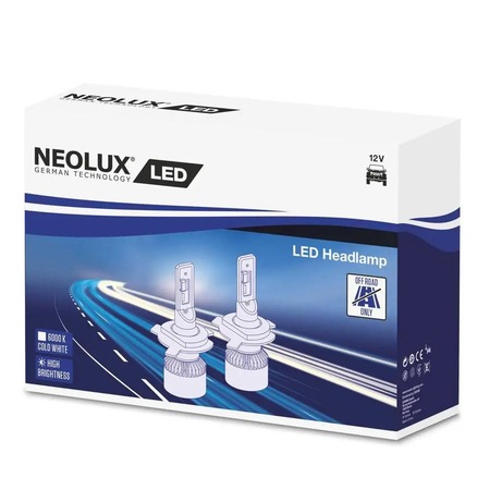 Leduri auto H7 Neolux, 6000 k, 12 V, 13W - eMAG.ro