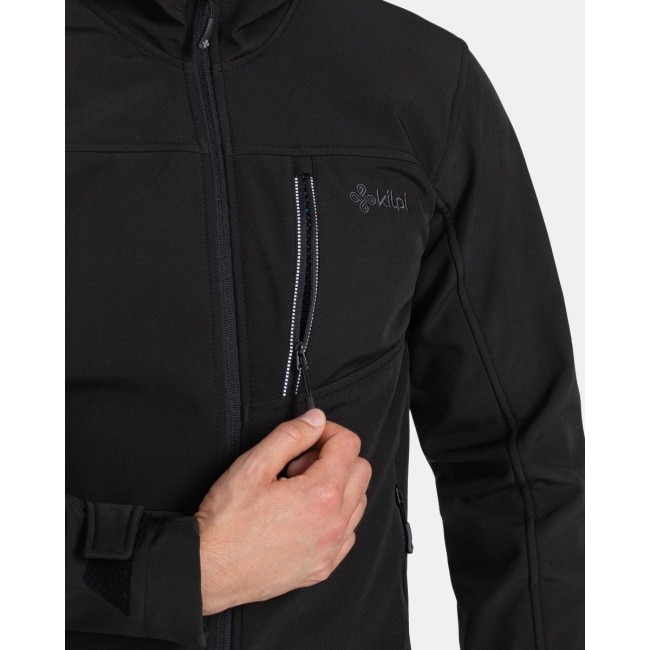 Geaca softshell KILPI Ravio, Barbati, Negru, XXL - eMAG.ro