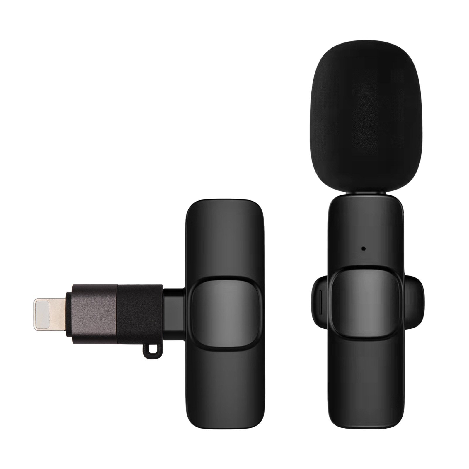 Microfon Lavaliera profesionala, Uudeals®, Portabil, Wireless, Type C ...