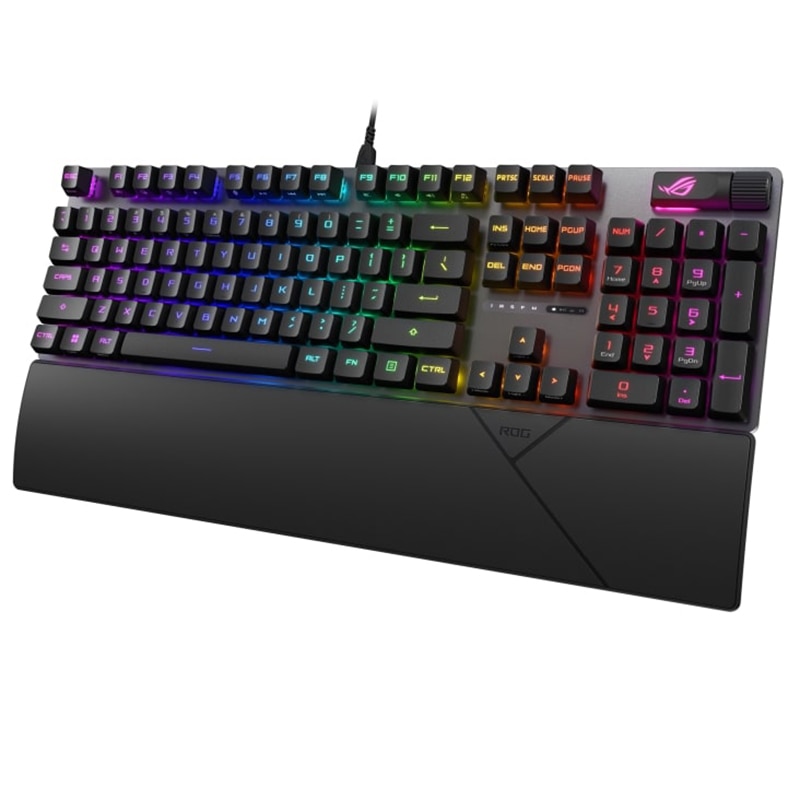 Tastatura gaming mecanica ASUS ROG Strix Scope II RX, RGB, switch-uri ...