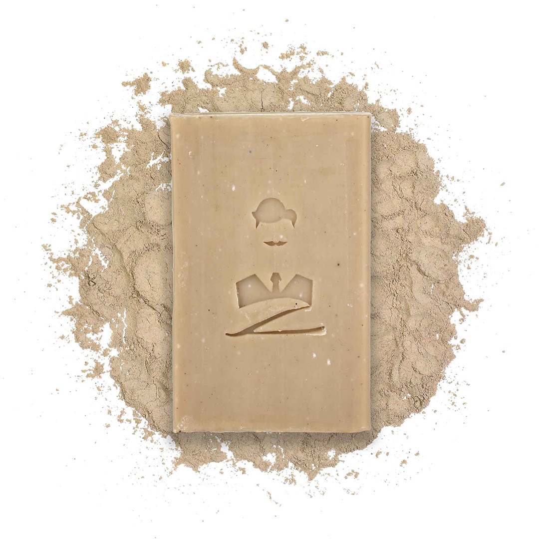 Sapun pentru fata si corp cu argila Rhassoul, Monsieur Barbier, 100 gr ...