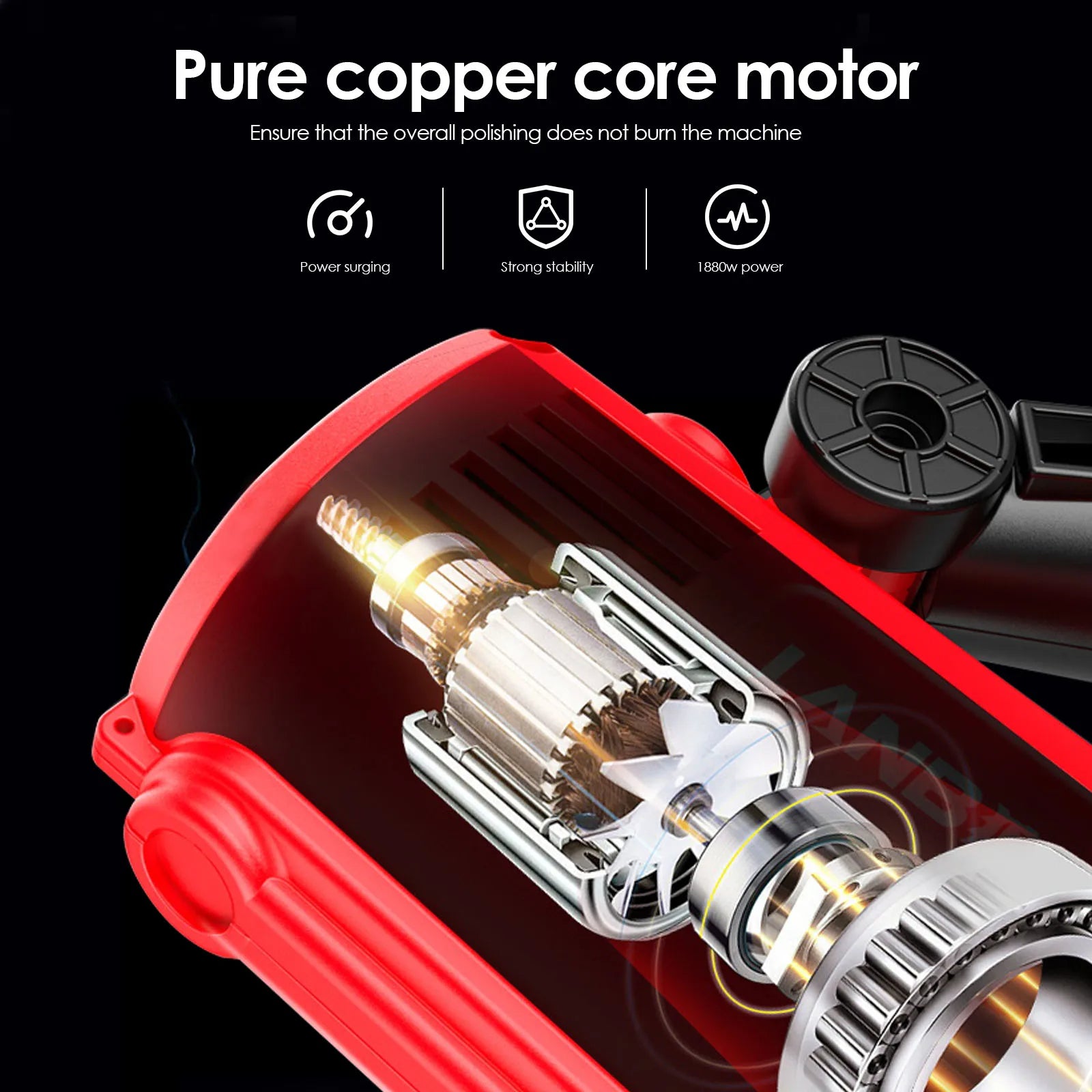 Mistrie, 200 rpm, 220 V, 1700 W, rosu - eMAG.ro