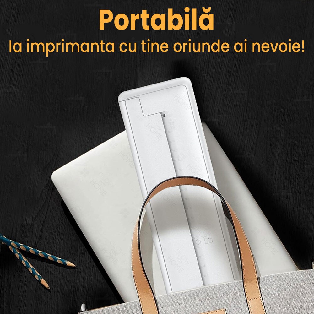 Imprimanta termica portabila A4, GlowforHome, fara fir, fara tus, A4 ...