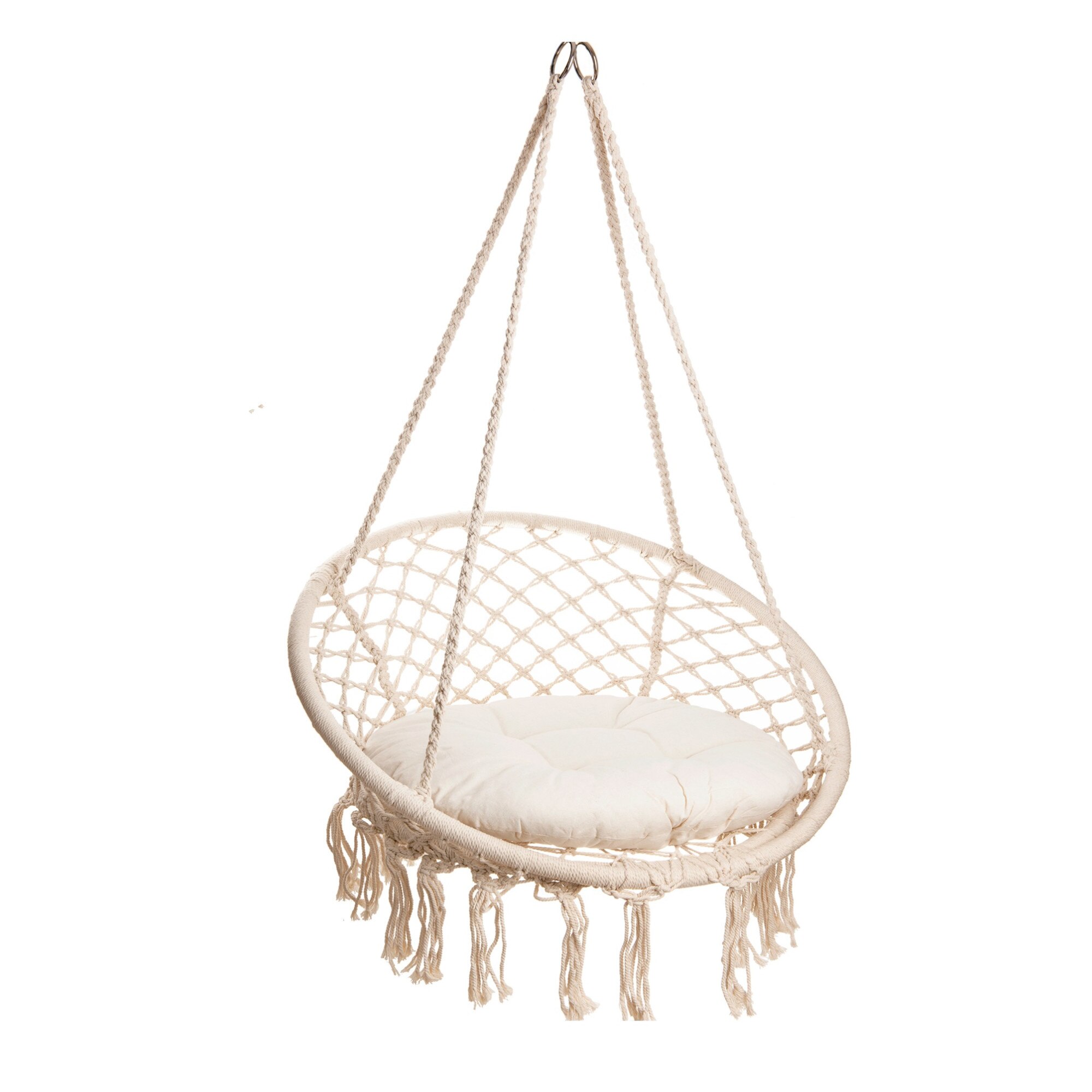 Hamac suspendat, fotoliu cu spatar tip cuib, pentru casa si gradina ...