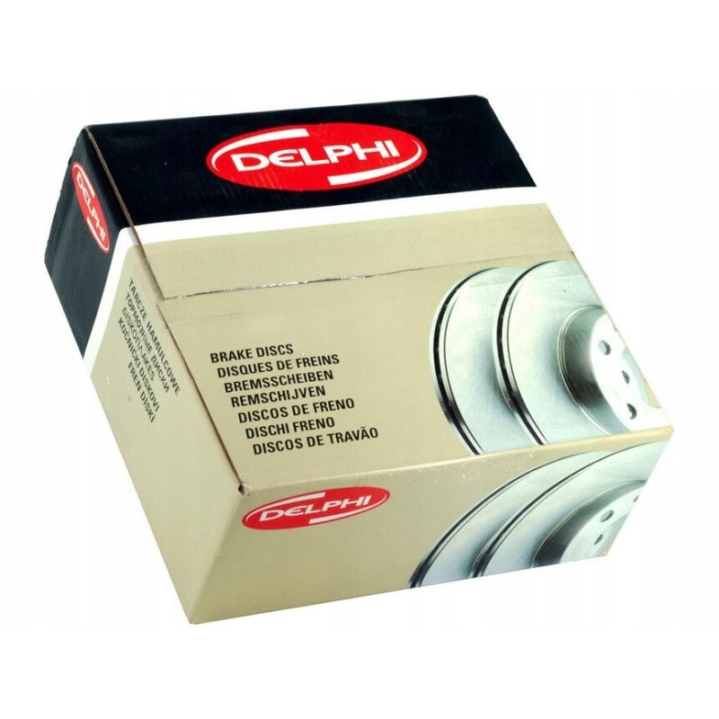 Set 2 discuri frana, Delphi, BG2759 - eMAG.ro