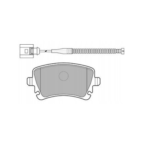 Накладки LP1860, Delphi, VW, Бяло/Синьо - eMAG.bg