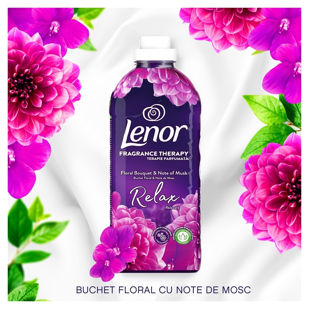 Balsam de rufe Lenor Relax, prospetime de lunga durata, 1.2 l, 48 ...